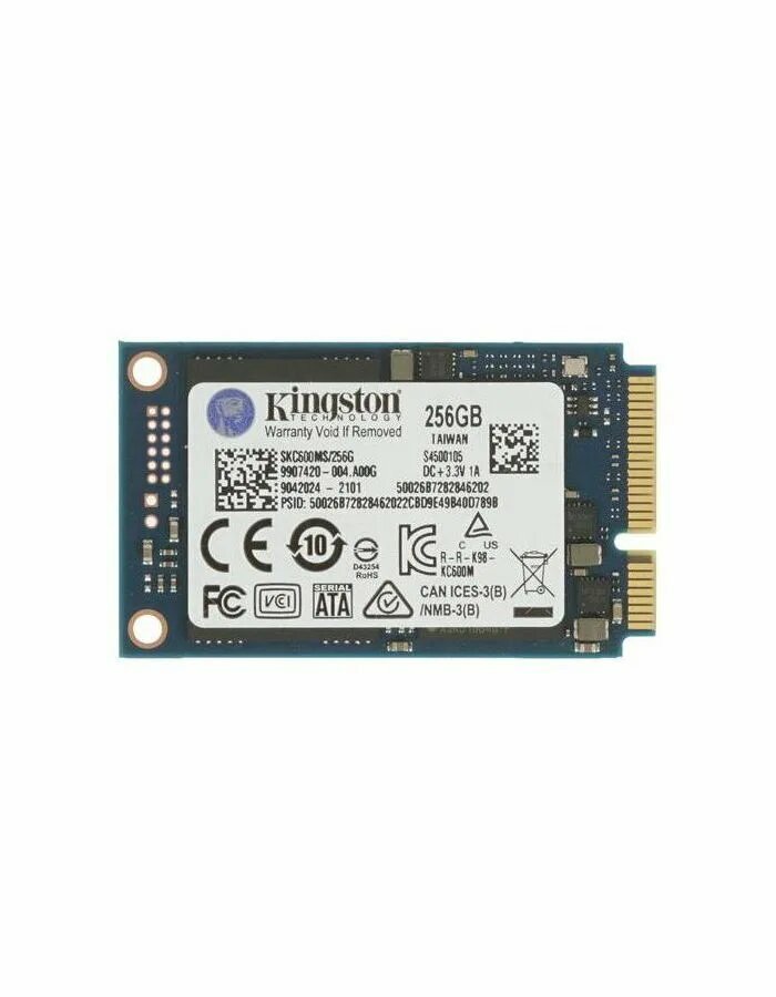 Накопитель SSD Kingston mSATA 256Gb SKC600MS/256G KC600 mSATA