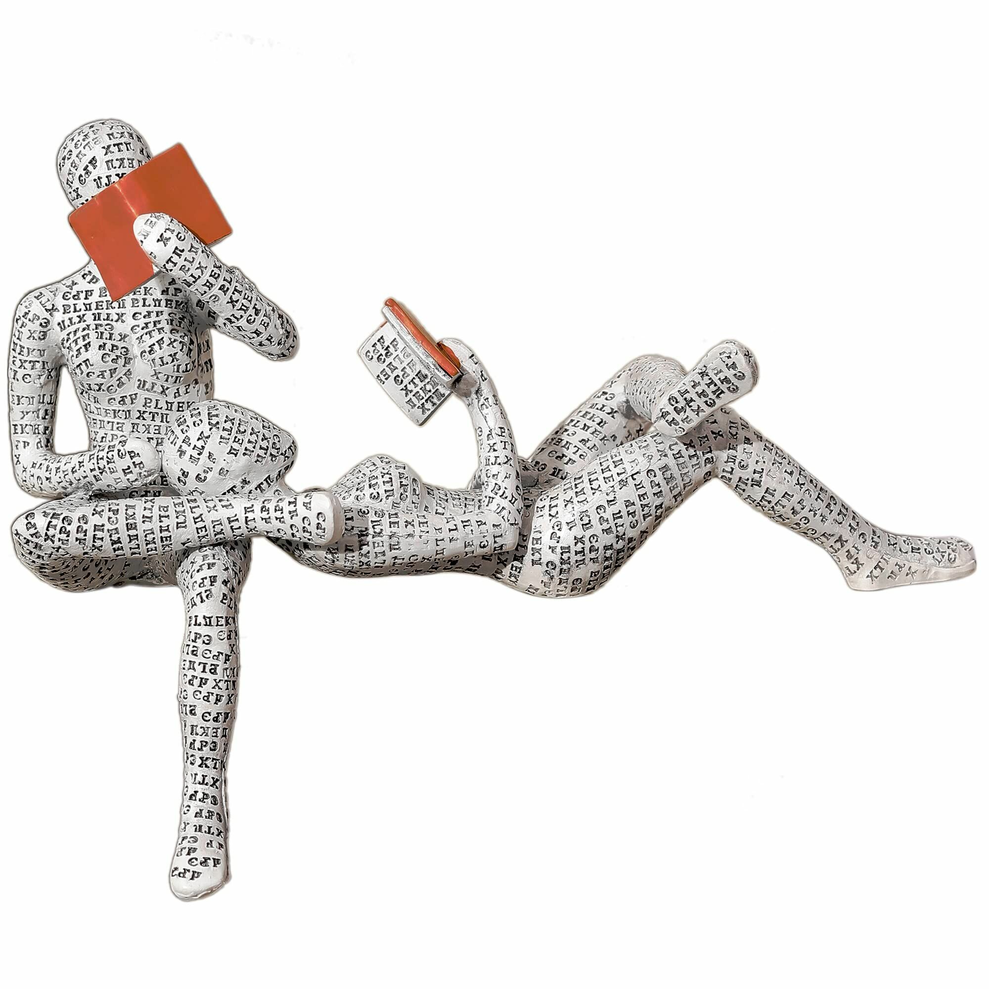 Статуя Читающей женщины, Скульптура Мыслителя, Reading woman