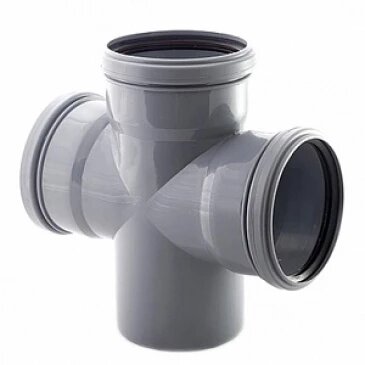 Крестовина канализационная 110х110х90