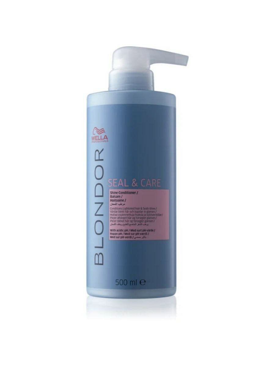 WELLA BLONDOR BLONDE SEAL AND CARE - стабилизатор цвета и блеска 500 мл