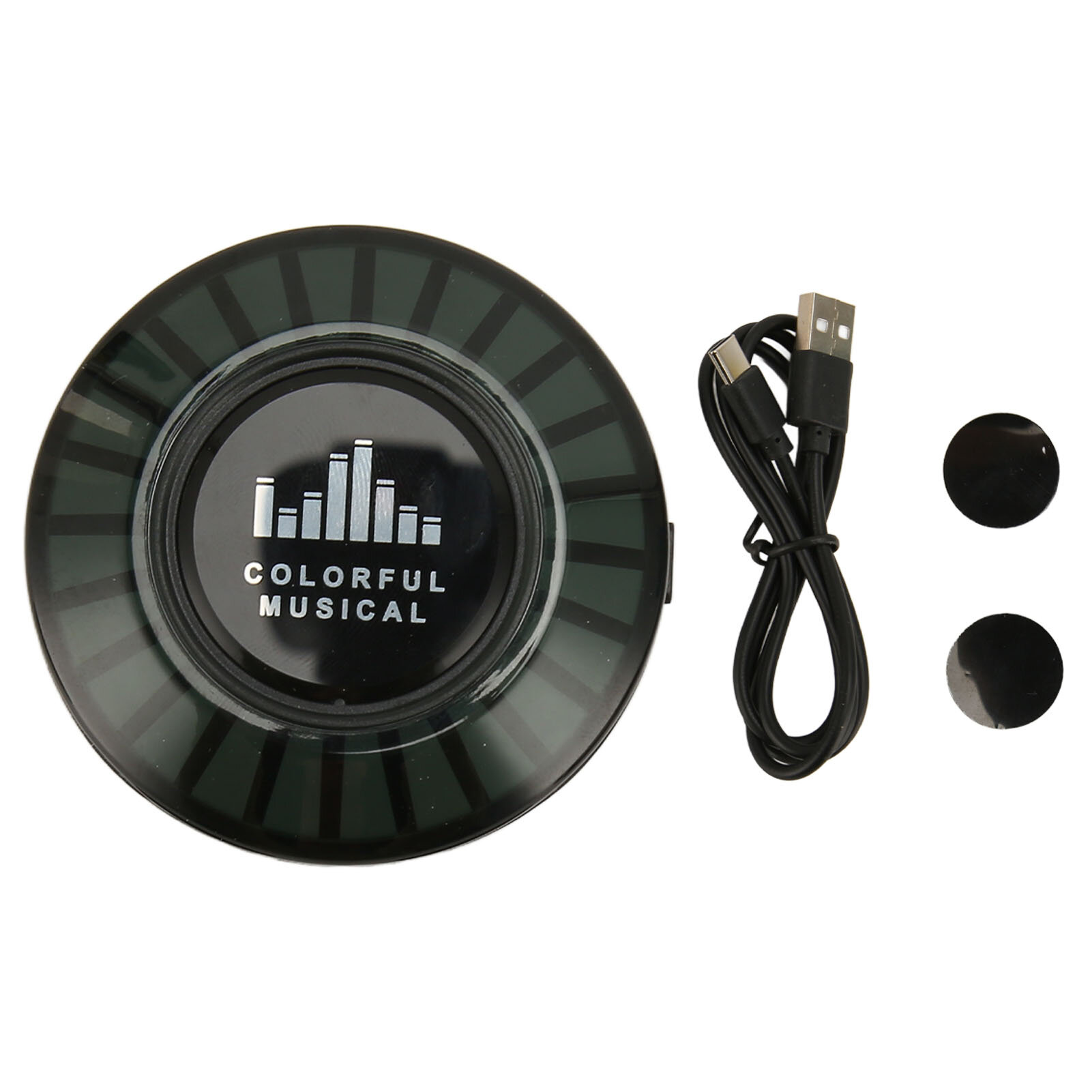 Динамик для костной проводимости Mini Bluetooth -динамик с RGB Rhythm Lights USB Аккуратный портативный беспроводной Bluetooth 5.0