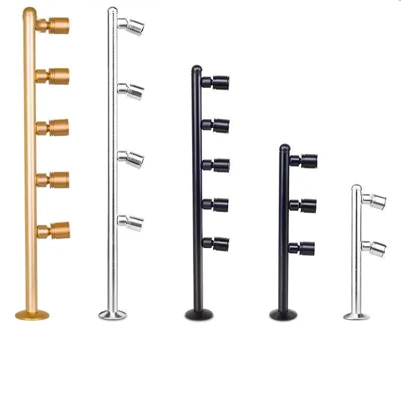 Светодиодный прожектор ROANJUNYH 5 Вт холодный белый/теплый белый/натуральный белый Холодный белый, AC85-265V, черный, 2W 150mm