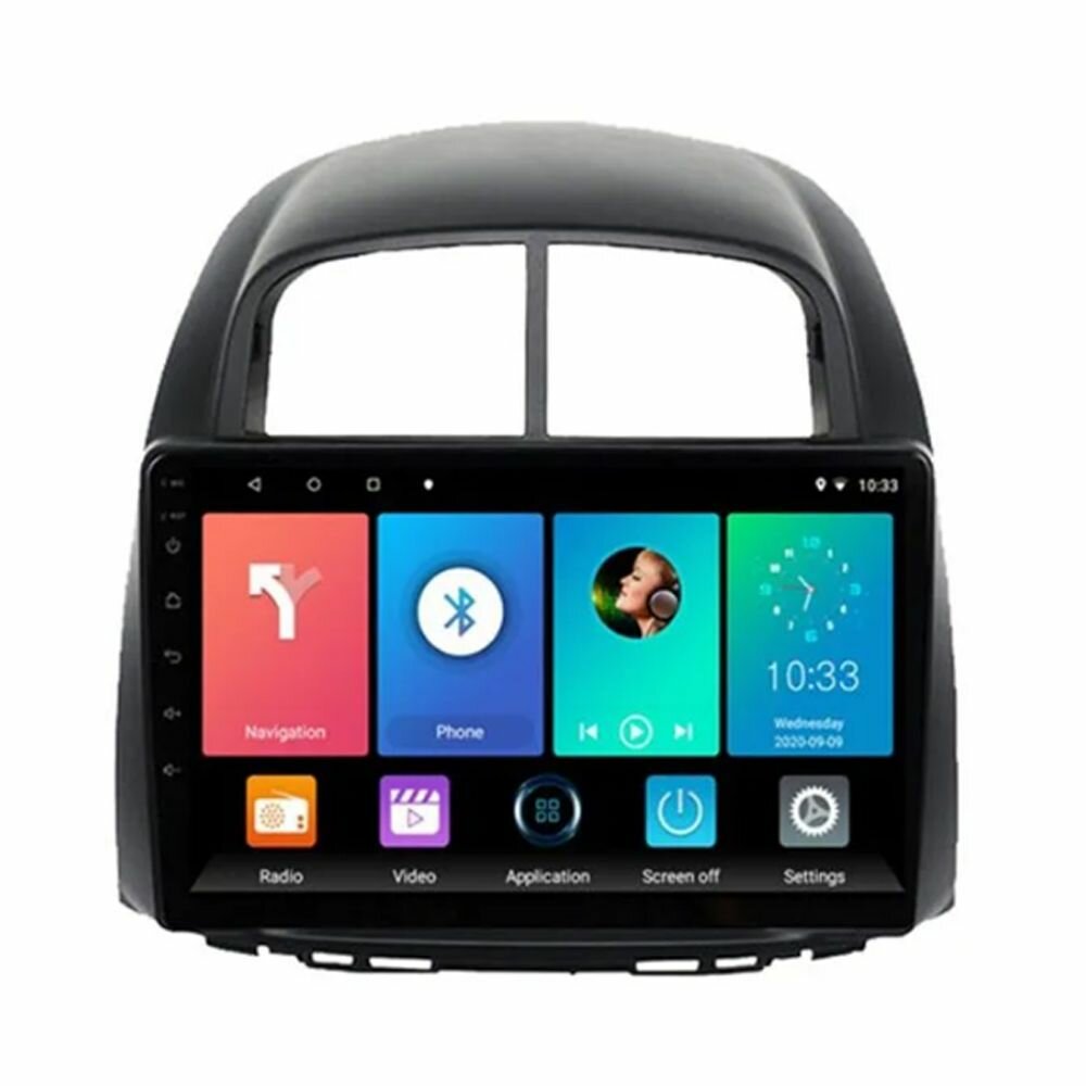 Автомагнитола 2 дин Андроид 12, Тойота пассо/Toyota Passo 2004-2010 2+64G Daihatsu Boon Sirion Subaru Jasty Perodua Myvi wifi, bluetooth, Gps навигатор, Мультимедиа плеер