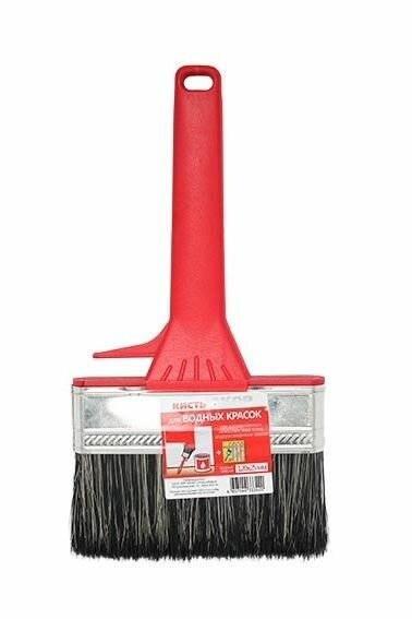 Кисть флейцевая акор Водные краски, смещанная щетина, черный, 120*25мм