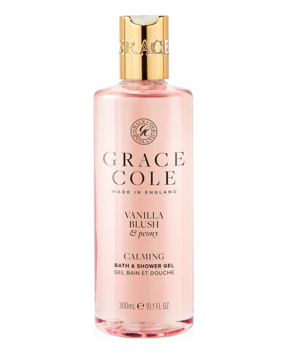 Гель для ванны и душа Grace Cole Ваниль и пион Vanilla Blush & Peony Soothing Bath & Shower Gel 300мл
