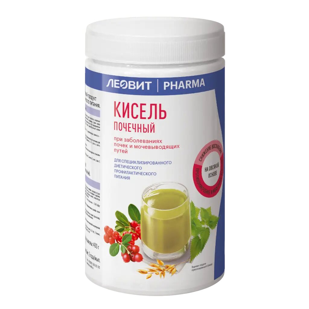 Леовит Pharma Кисель Почечный банка 400 г 1 шт