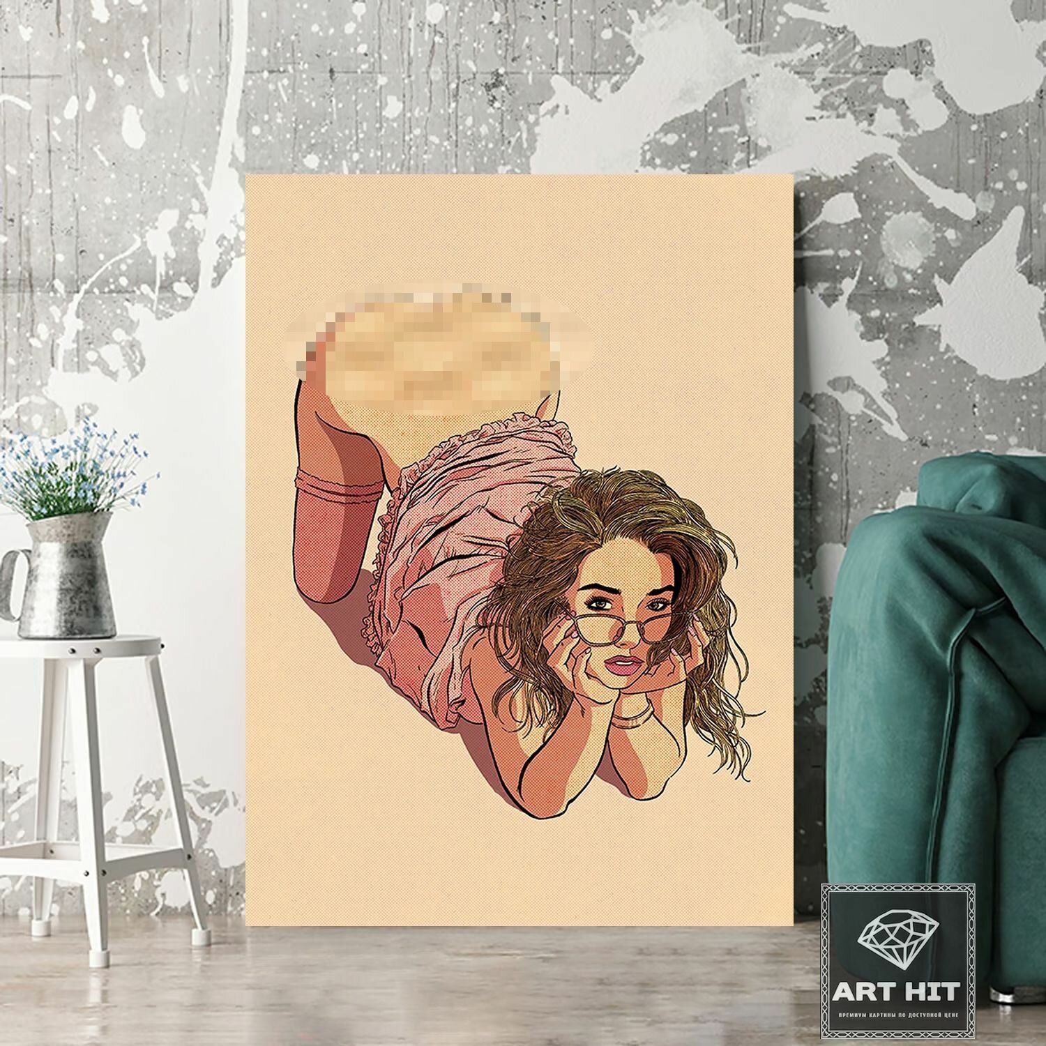 Эротика 18+, картина секс, из коллекции "Постер 18+", 50х70 см.