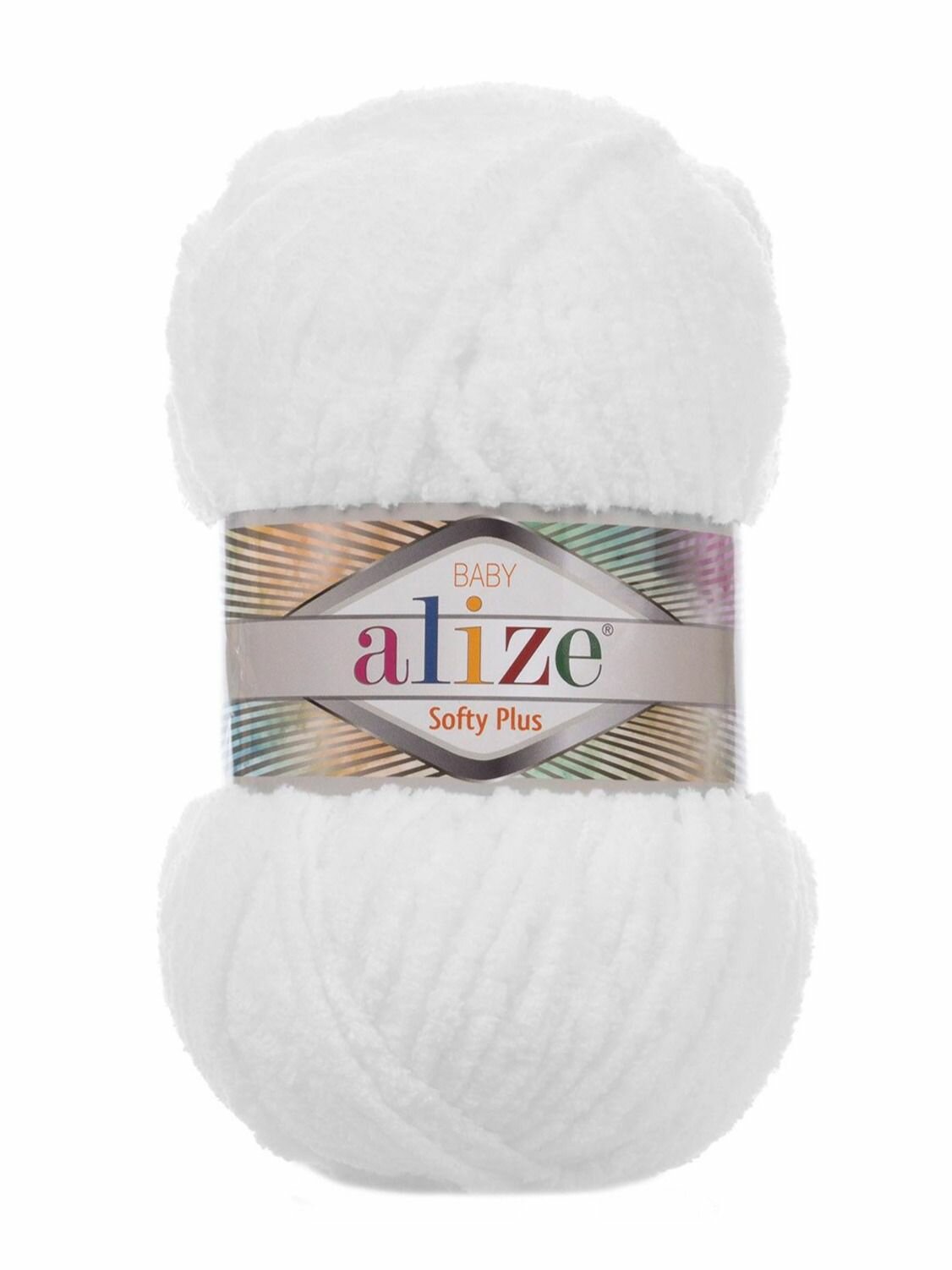 Пряжа Alize Softy PLUS №55, (1 упаковка- 5 мотков) Микрополиэстер