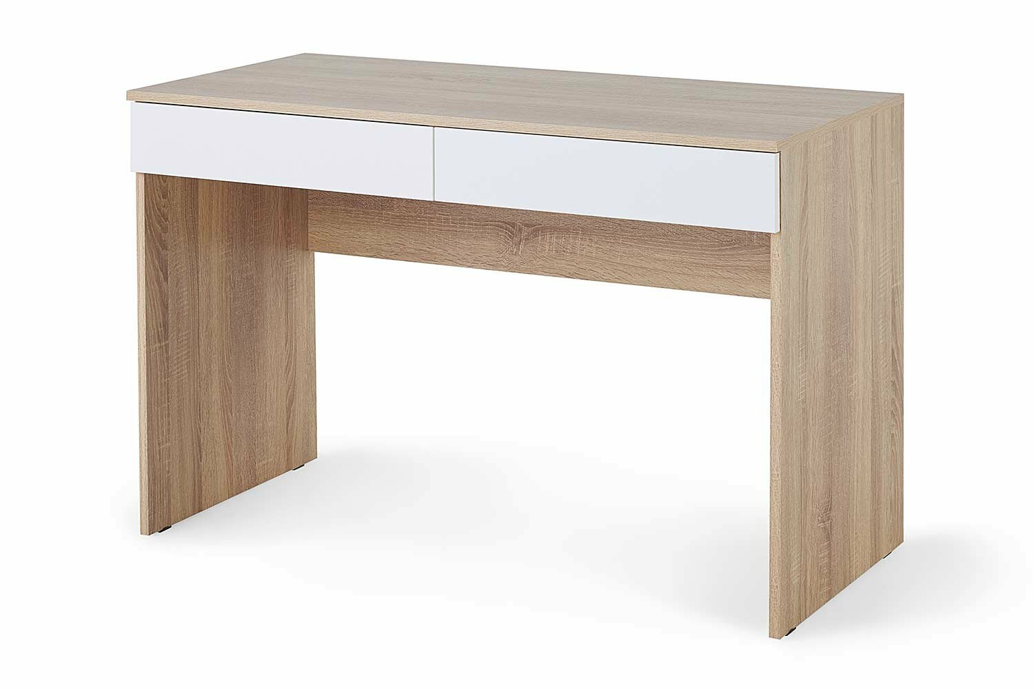 Письменный стол Рокс, 110х75х55, цвет дуб Сонома/скандинавский белый