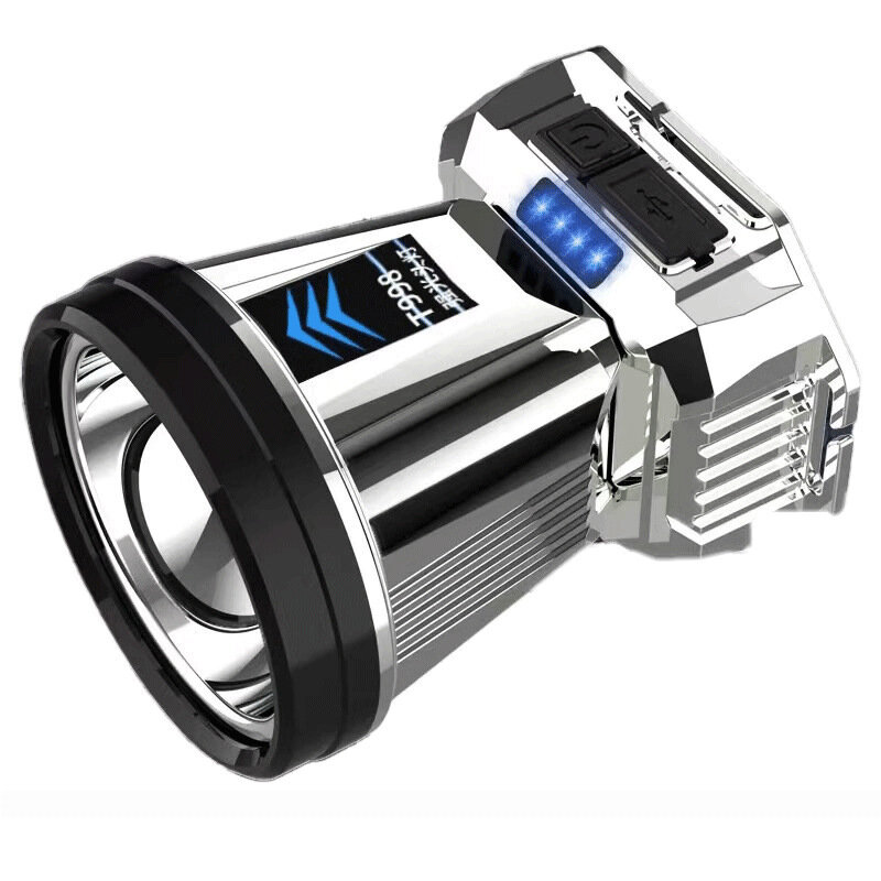 Многофункциональные индукционные фары, яркий свет, длительный срок службы батареи, электрический дисплей, перезаряжаемая шахтерская лампа, наружные аварийные водонепроницаемые фары для рыбалки