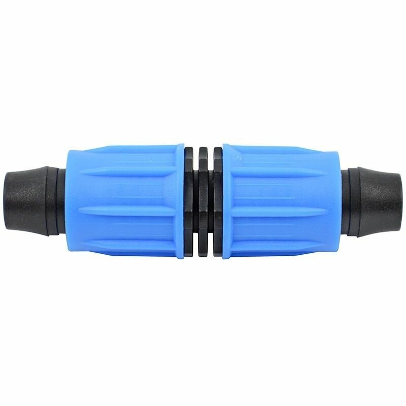 Комплект: Соединитель CHINADRIP с зажимной гайкой для трубки 16мм х 0,9мм - 1,2мм - 15 шт, SC0216-15