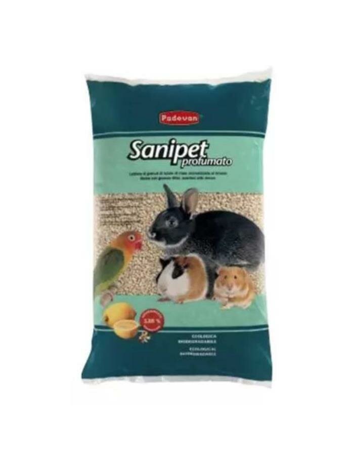 PADOVAN SANIPET profumato наполнитель для грызунов кукурузные гранулы 1кг