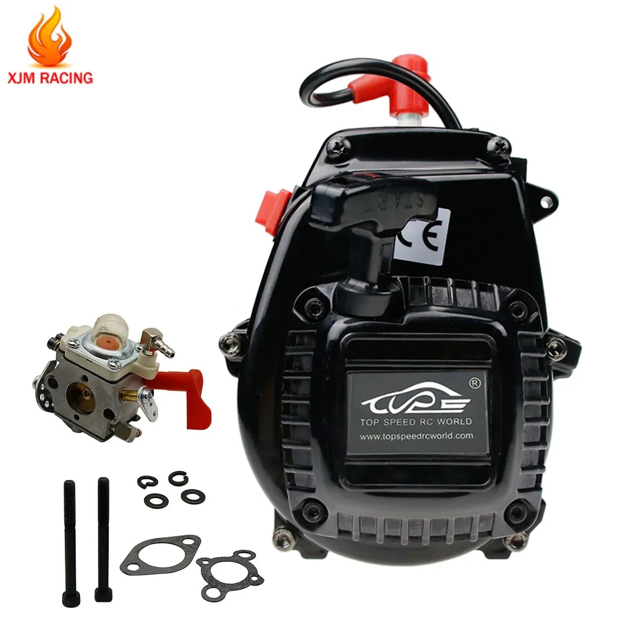 35cc 4 Болтовой двигатель с карбюратором RUIXIN для 1/5 HPI BAJA FG FS Rovan King Motor Losi 5ive T FID DDT GOPAD MCD запчасти для грузовиков