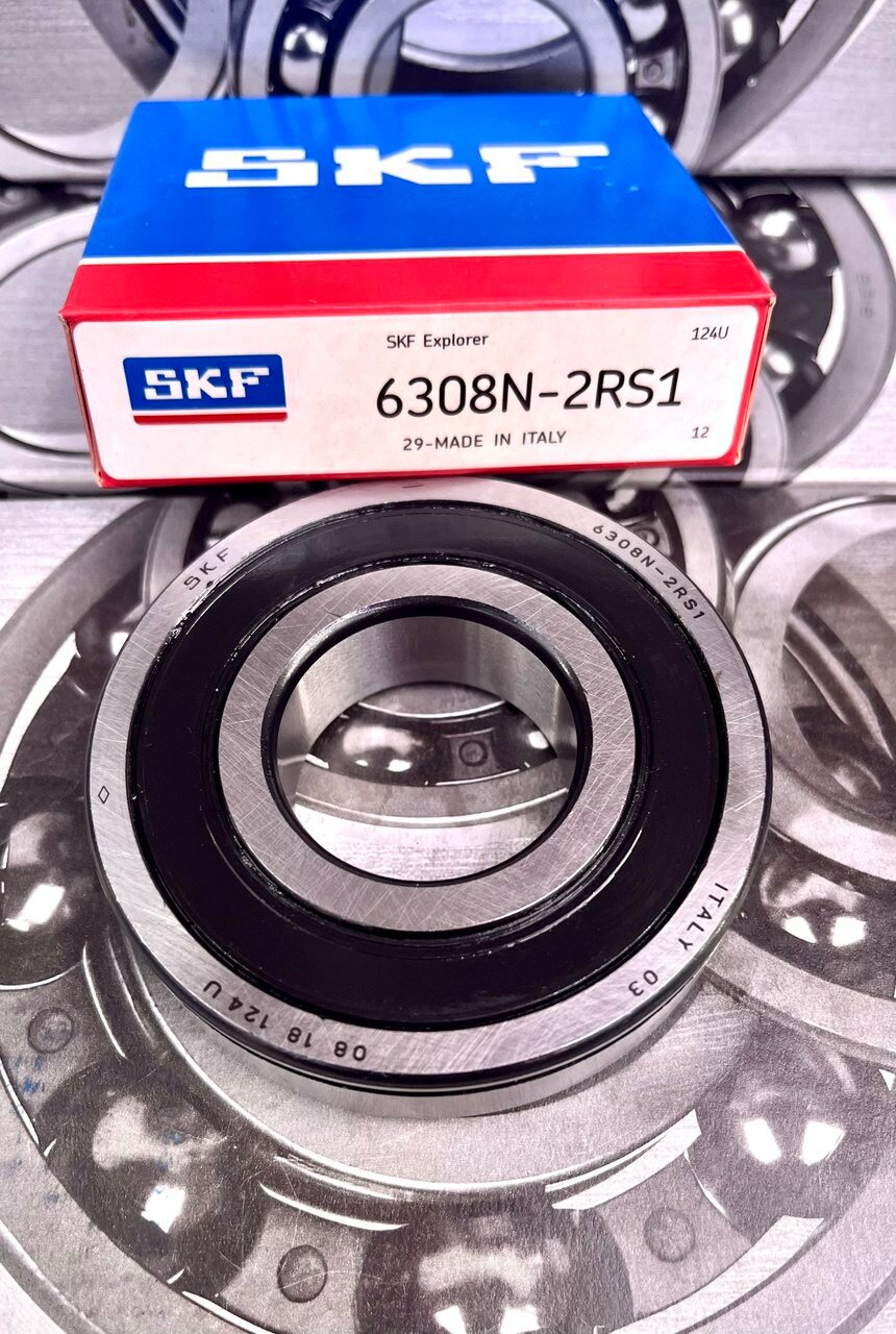 Подшипник SKF 6308N-2RS1 ( 750308 ) 40x90x23 КПП газель NEXT первичного вала закрытый