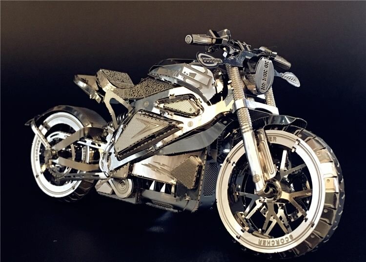 Конструктор металлический 3D, мотоцикл-1 шт