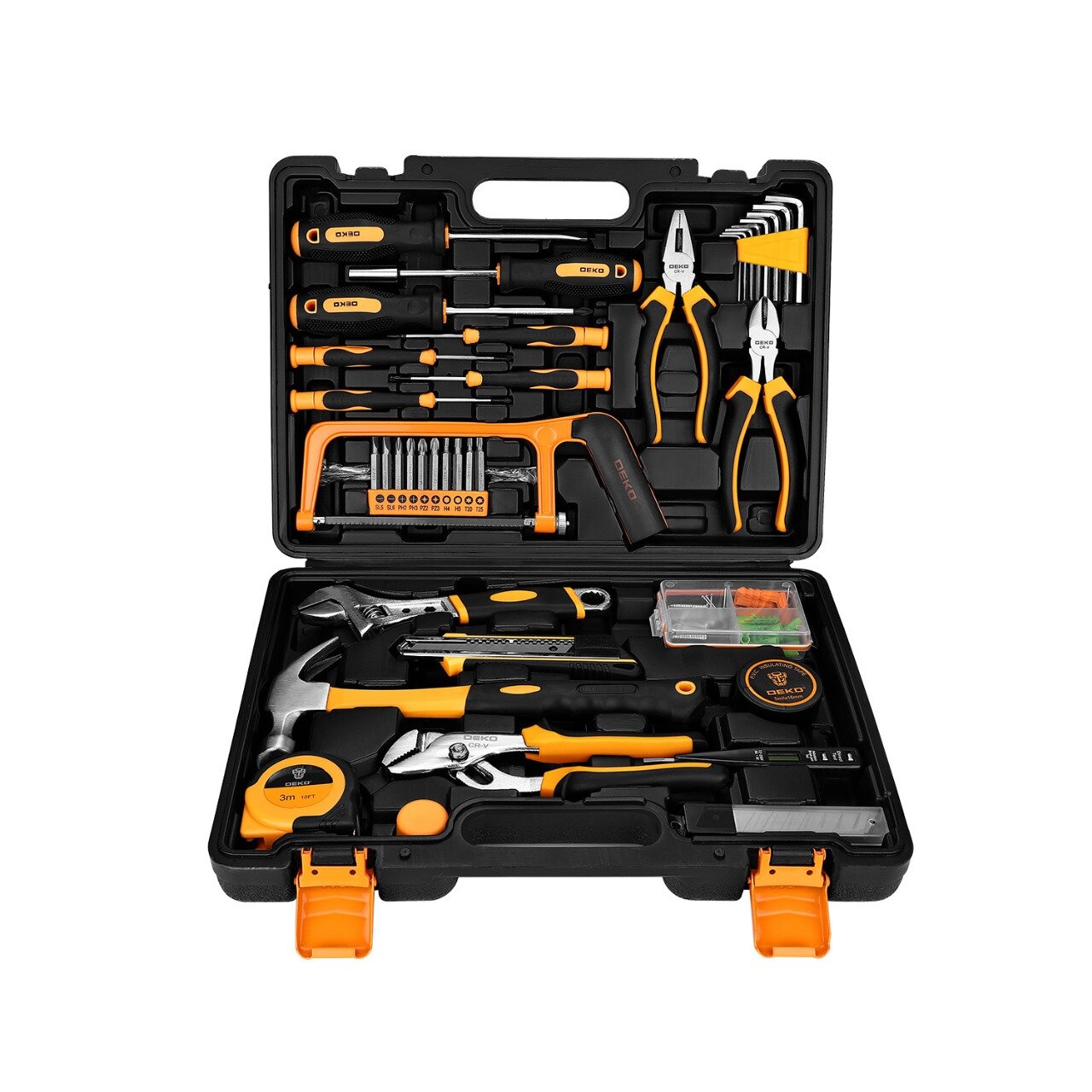 Профессиональный набор инструмента для дома в чемодане Deko DKMT102-1 102 предмета