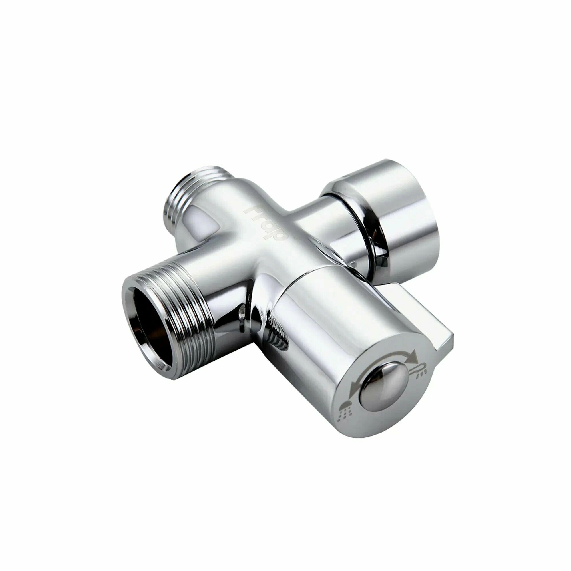 Дивертор для смесителя Frap FBBB-2, покрытие хром, наружный диаметр 70/75 мм