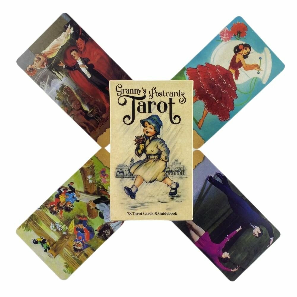 Yunzhongyao карты Таро Бабушкины открытки/Granny Post Cards Tarot карты Таро открытки для поздравления колода карт
