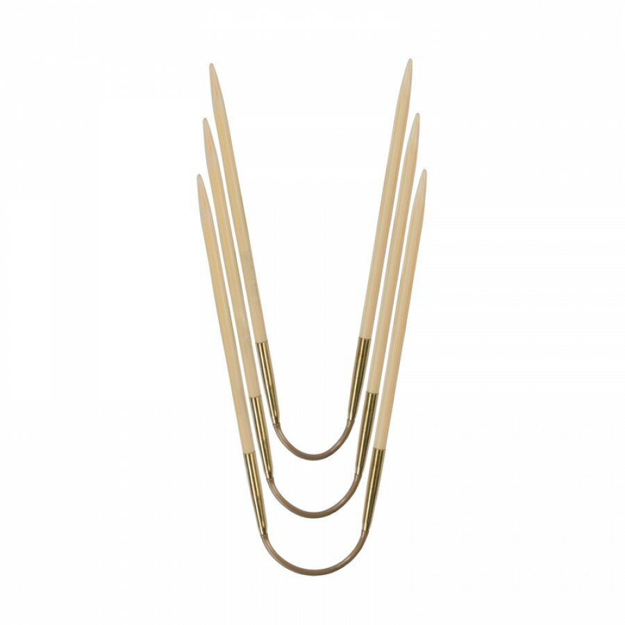 Спицы чулочные гибкие CraSyTrio Бамбук, N2,5, 24 см, 3 шт