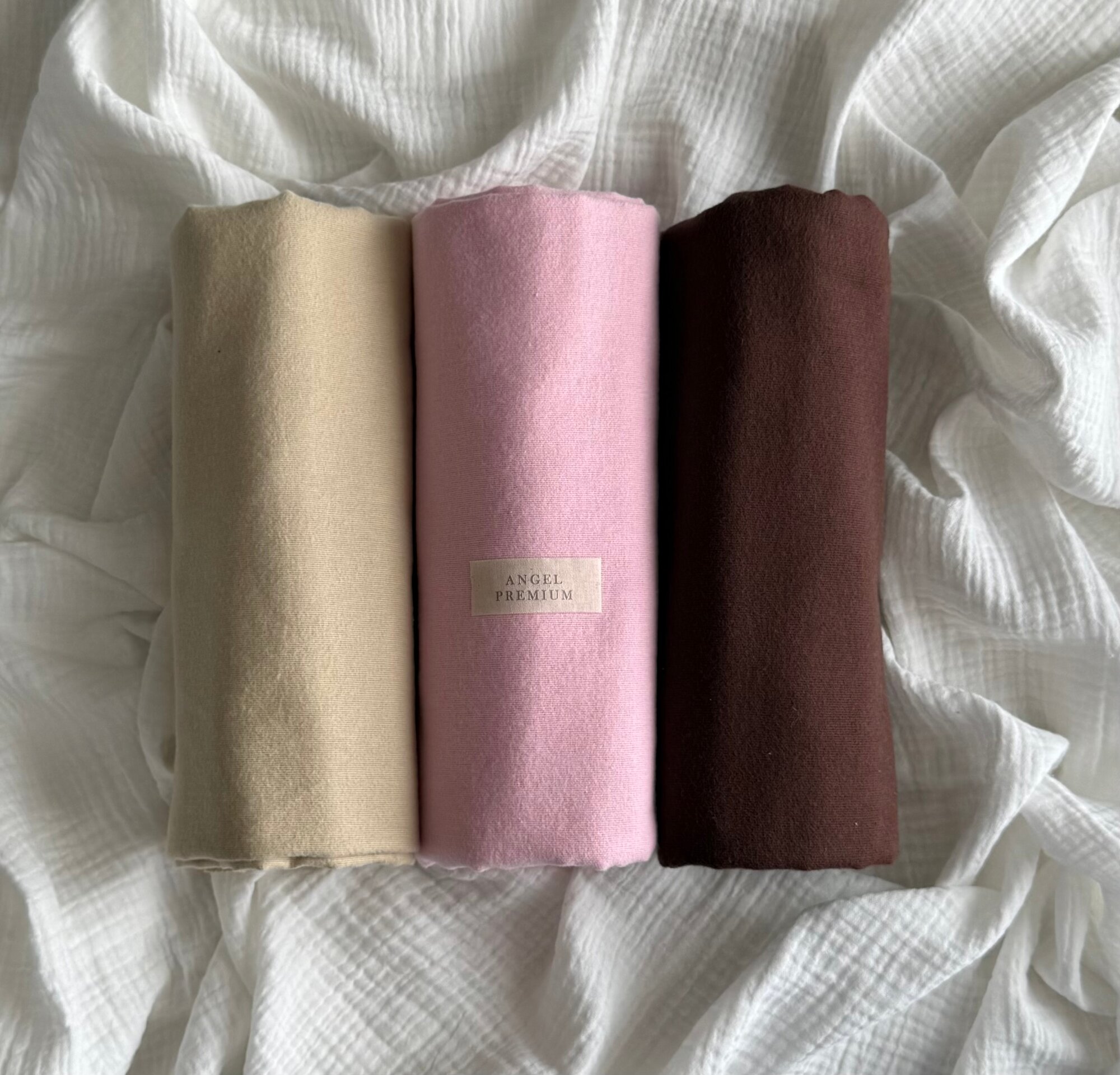 Набор больших фланелевых пеленок ANGEL PREMIUM