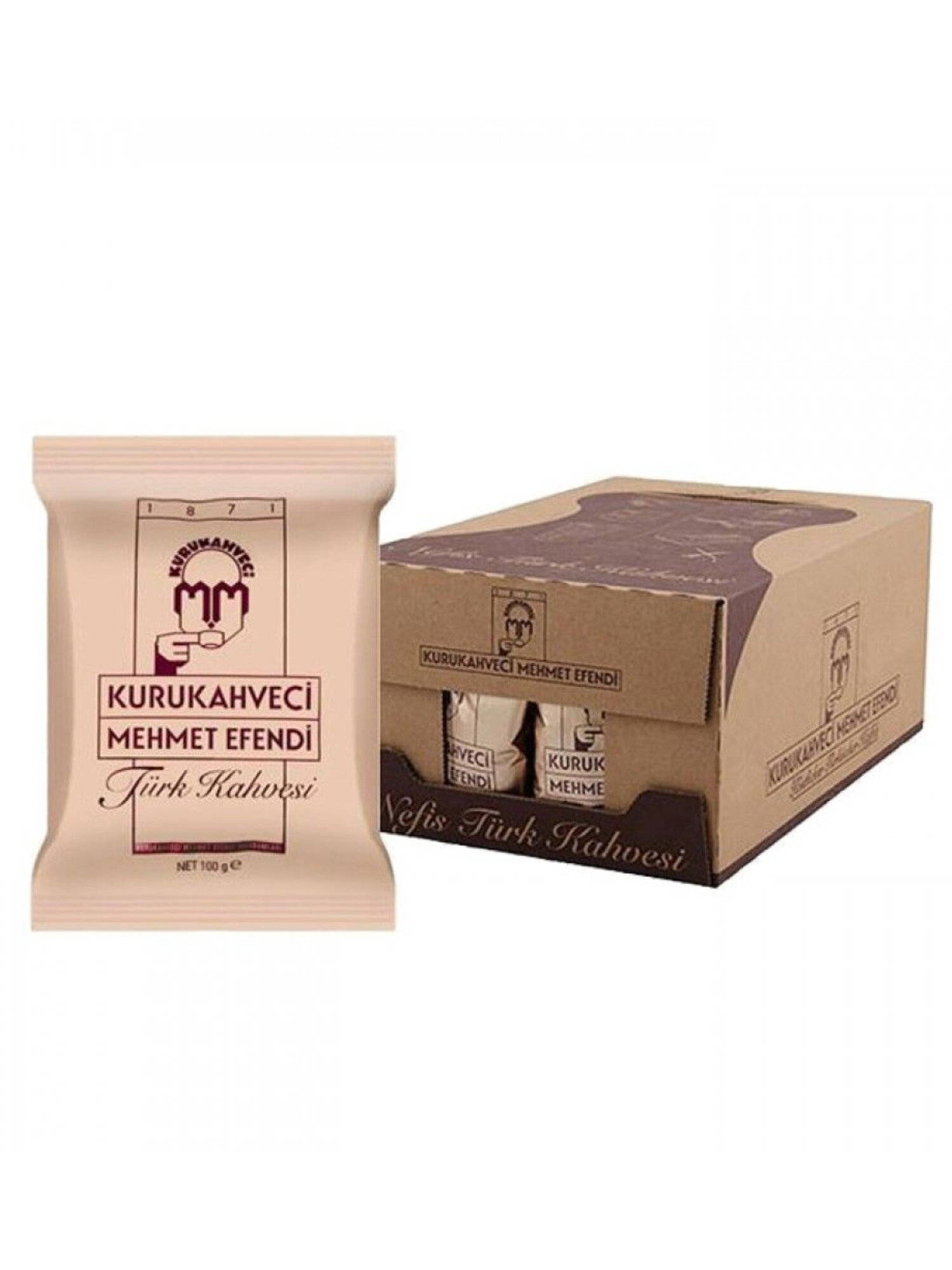 Кофе молотый Kurukahveci Mehmet Efendi 100 г 25 шт