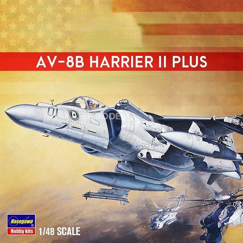 Модель самолета Hasegawa AV-8B Harrier II Plus 1/48, Унисекс