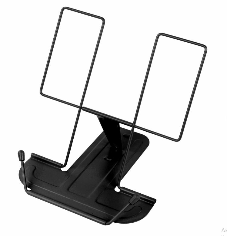 Подставка для книг металлическая 23,3х16,3см "Line" черная