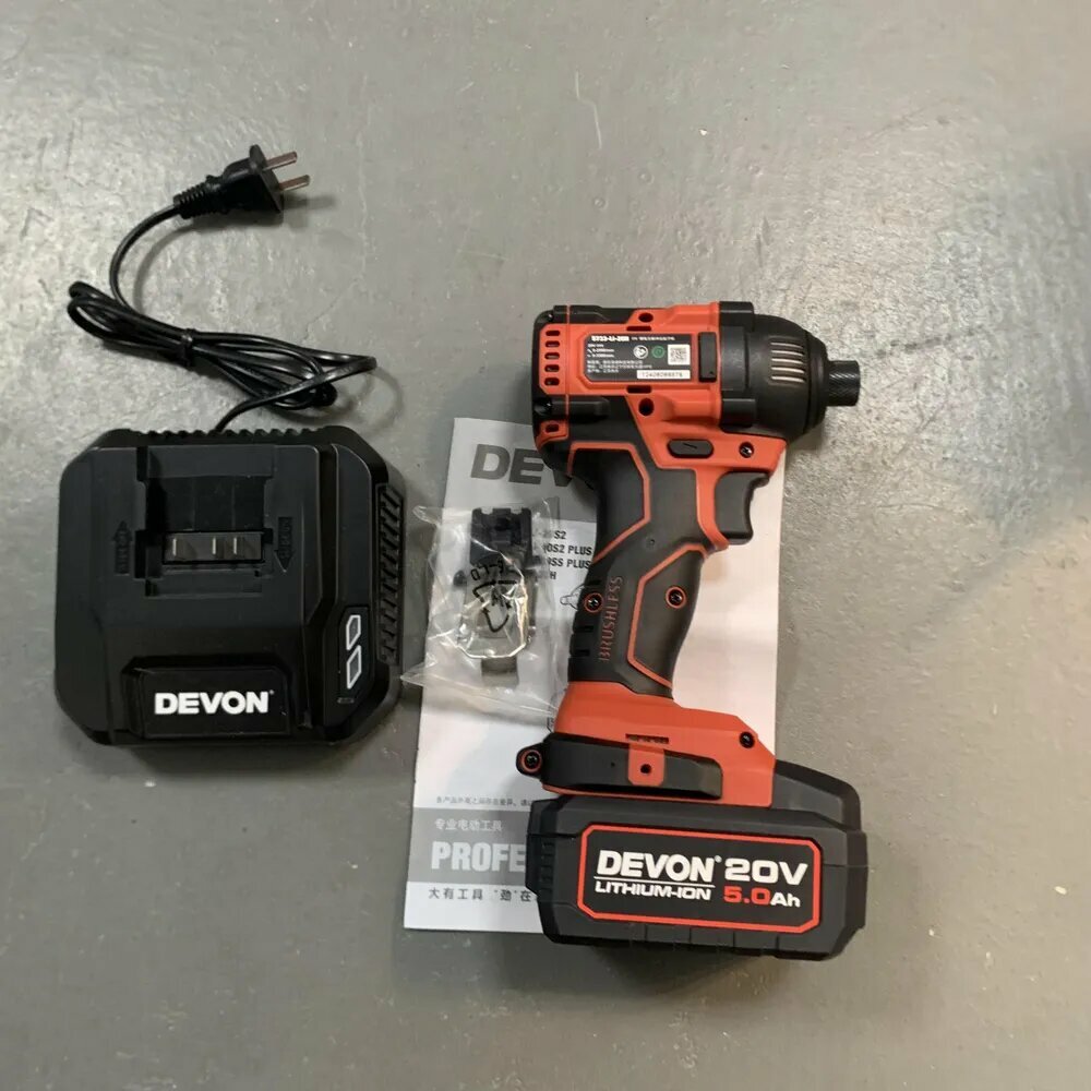 DEVON Большой торсионный ремонт пневматический ударный электрический гаечный ключ 5733 пневматическая пушка 5.0AH