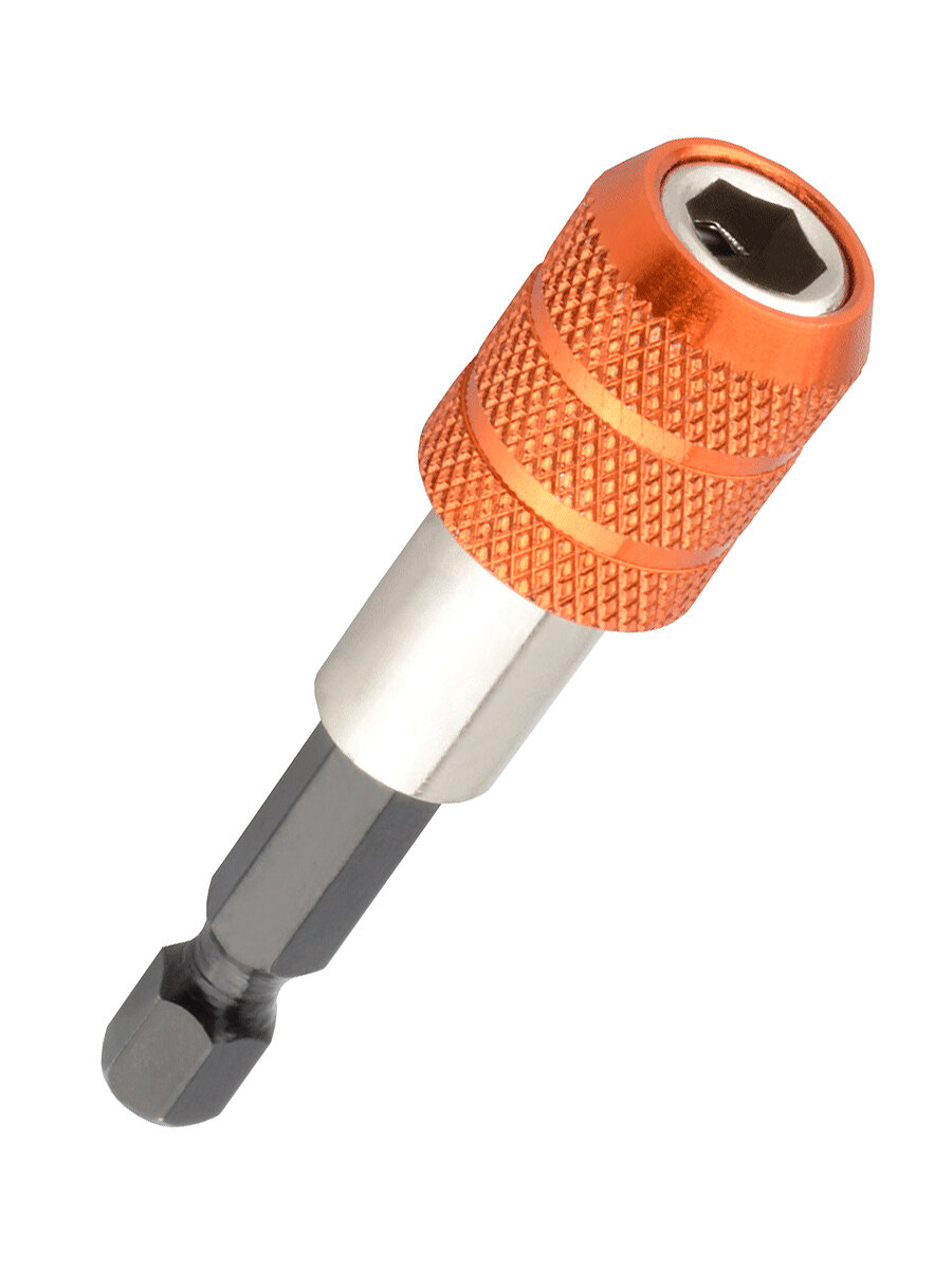 Держатель-адаптер для бит с фиксатором магнитный бит 1/4 HEX D-60мм АвтоDело