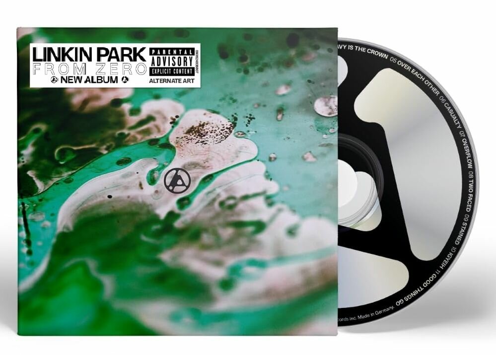 LINKIN PARK From Zero CD Alternate Green Cover Amazon edition 2024 (компакт диск)