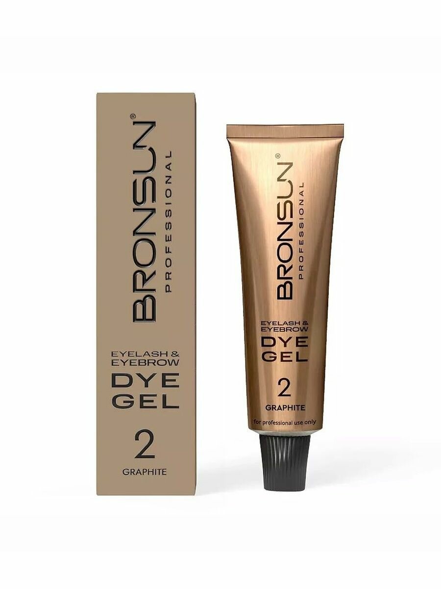 Гель-краска для ресниц и бровей BRONSUN15 мл