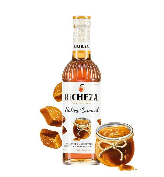 Сироп RICHEZA Соленая карамель 330мл