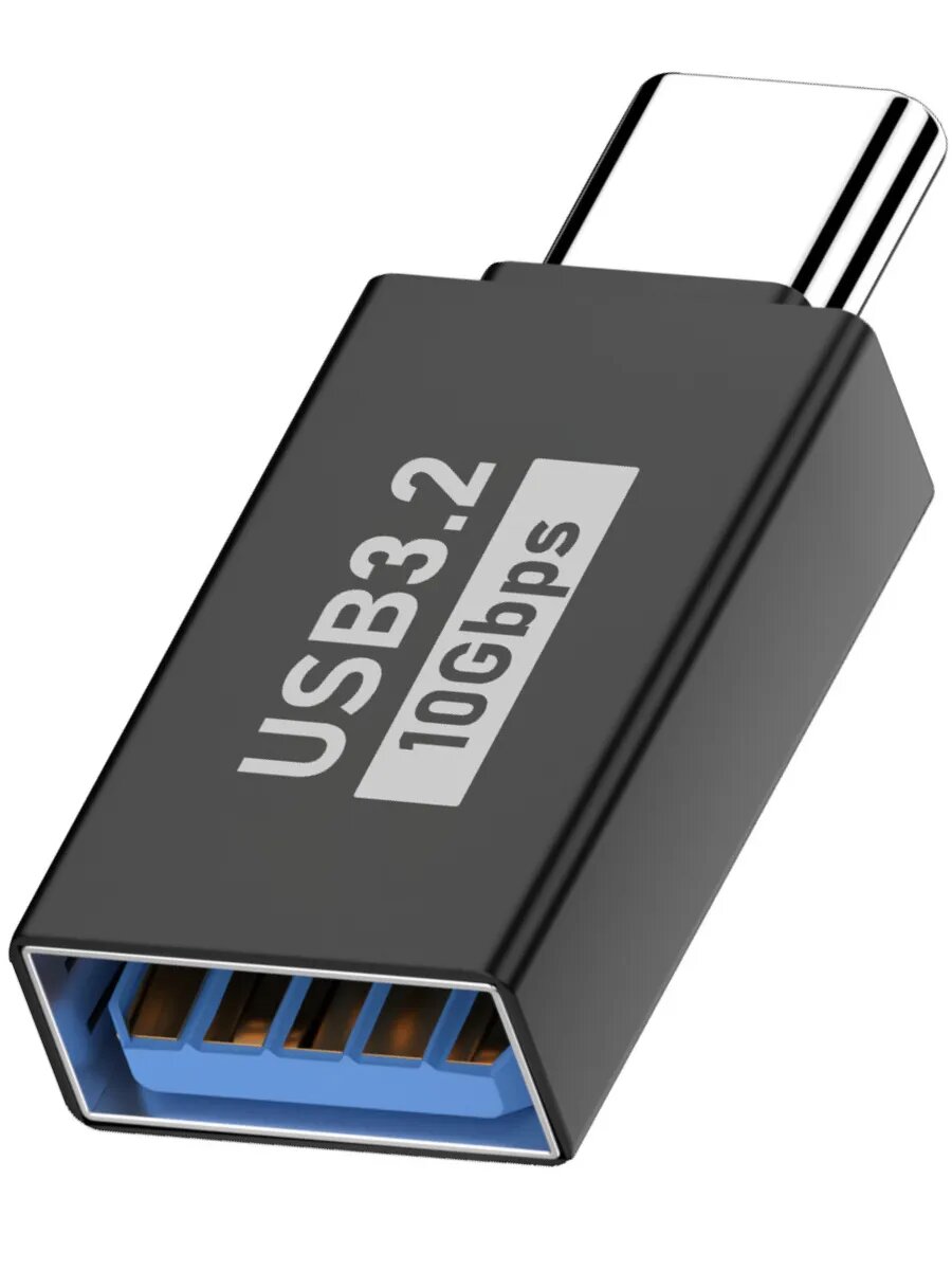 Переходник c USB на Type C для флешки и телефона