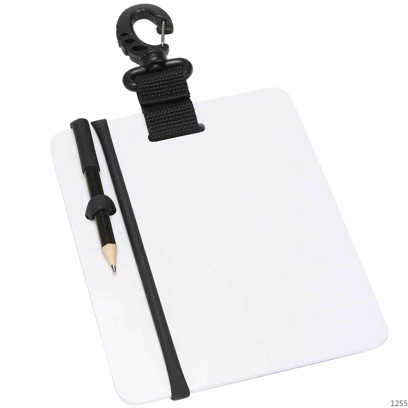 Подводный грифель для письма дайвинга Wordpad Gear Board с поворотным зажимом и карандашом водных видов спорта Дайвинг Плавание11
