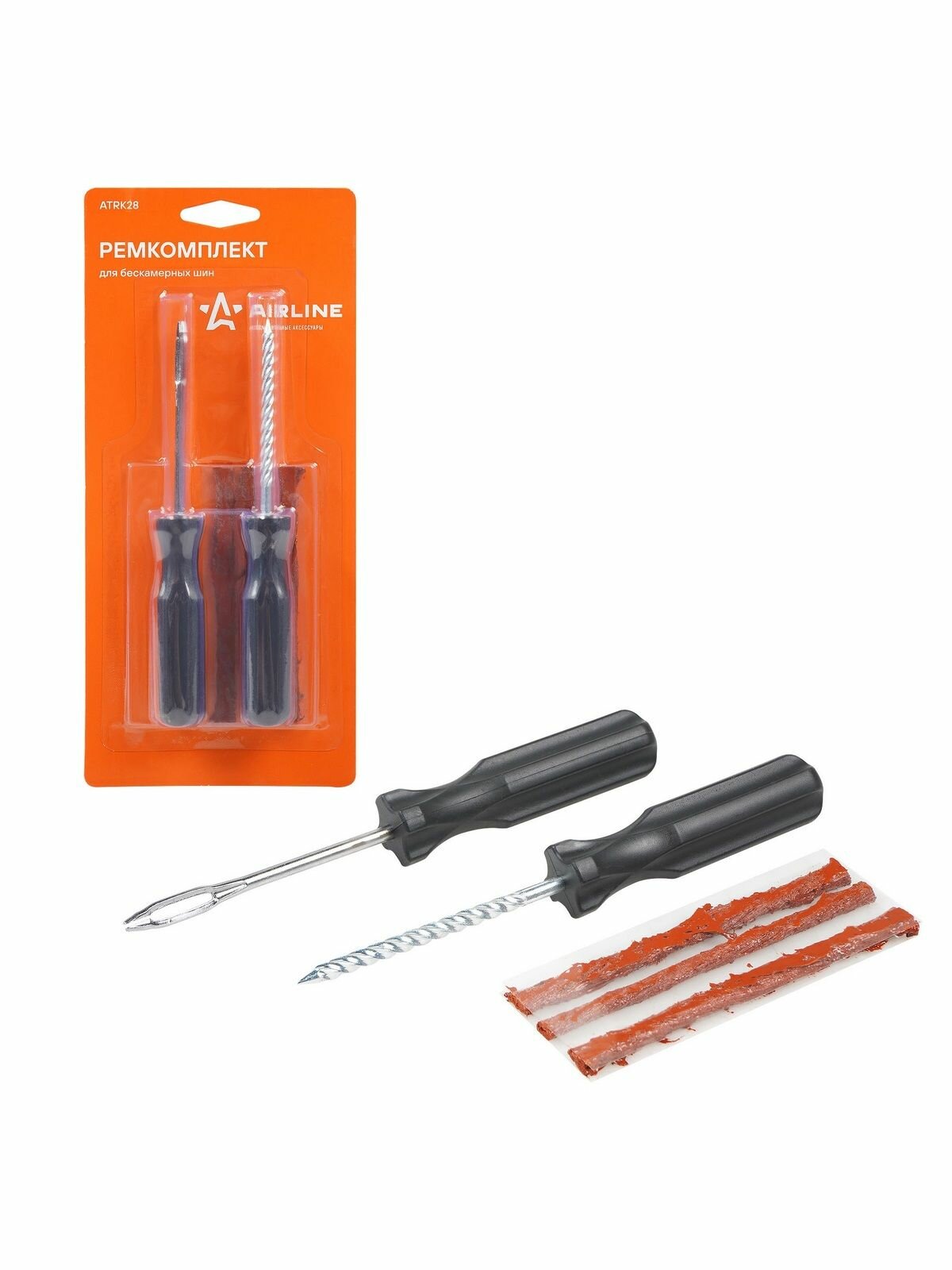 Ремкомплект для б/к шин прямые ручки, Airline ATRK28