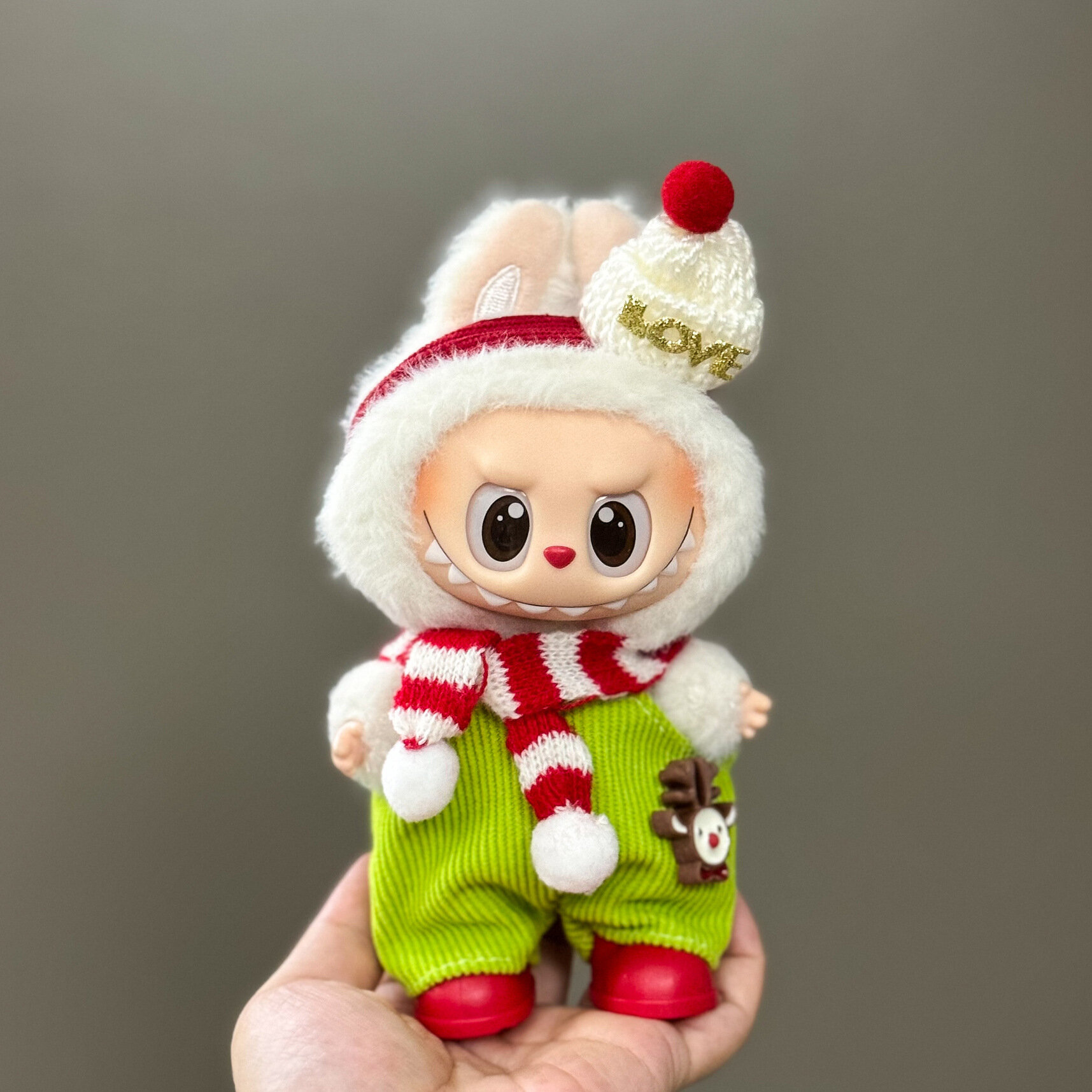 Только одежда, без кукол, подходит для куклы Laboo, одежда один, два, три, рождественский комплект одежды для куклы Laboo