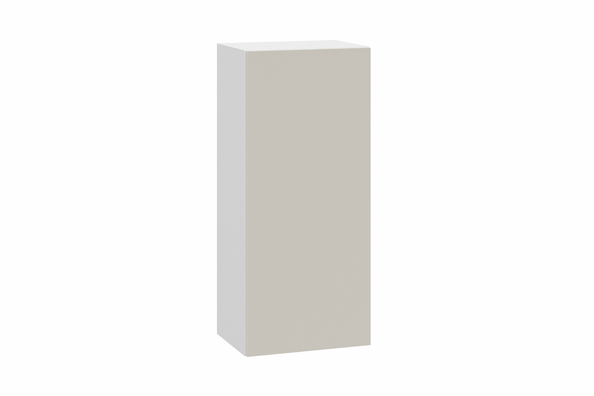 Шкаф верхний высокий Нонтон Монора, 40х29х91 см, белый / солнечный бежевый