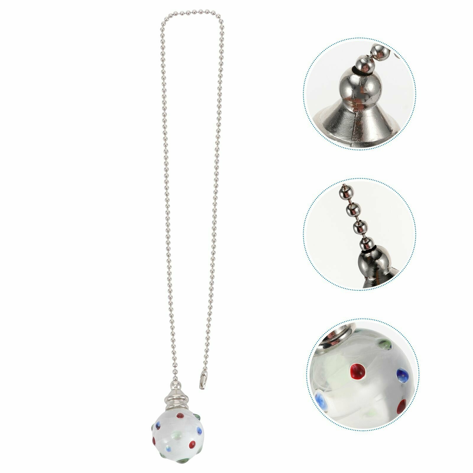 Подвеска Кристаллическая, Для Ламп и Вентиляторов, Из Кристалла и Металла, 1 Штука