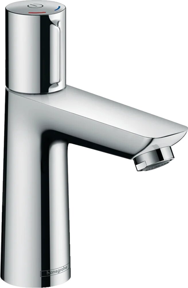 Смеситель для раковины Hansgrohe Talis Select E 71751000 хром, глянцевый, кран для ванной в раковину, из латуни, нажимной, с керамическим картриджем
