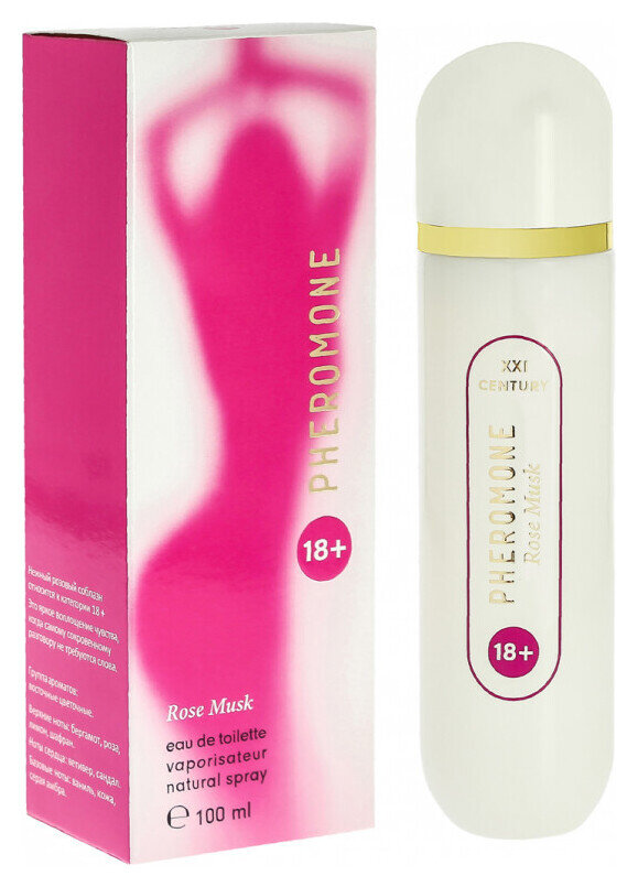 Туалетная вода с феромонами Pheromone Rose Musk (Объем 100 мл)