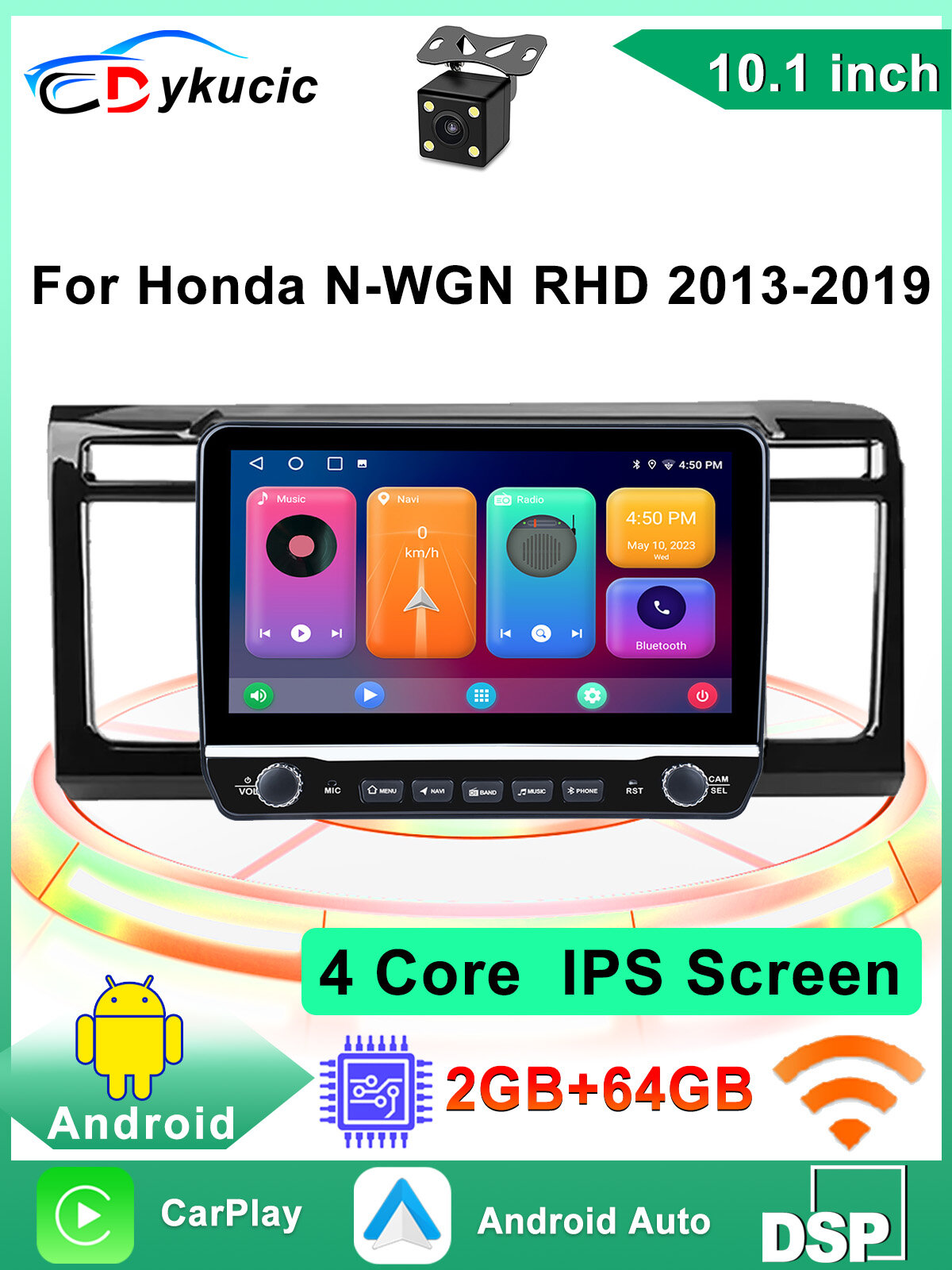 Магнитола для Honda N-WGN RHD 2013-2019