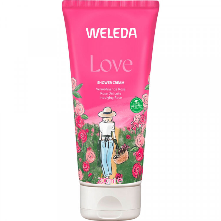 WELEDA Крем для душа Love с розой 200 мл