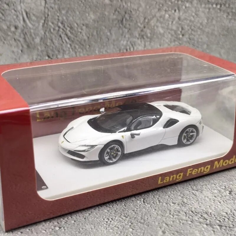 Миниатюрная модель автомобиля из литого металла Феррари SF90 модель автомобиля Игрушки 1:64 Ferrari SF90