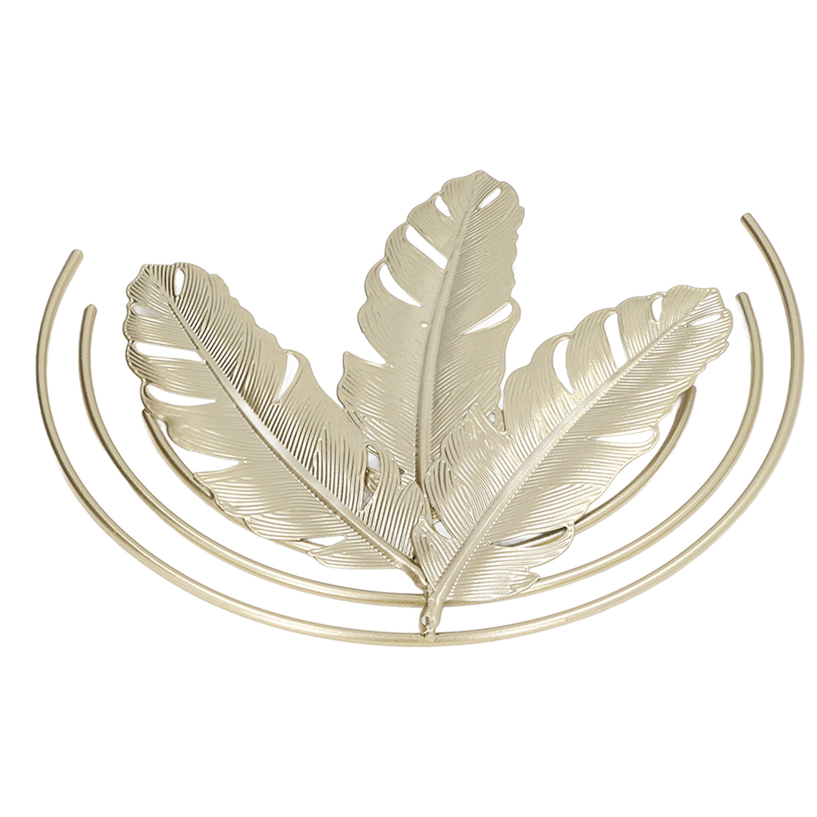 Железные настенные скульптуры Золотой металлический лист Настенный декор для гостиной, спальни, офиса, дома B