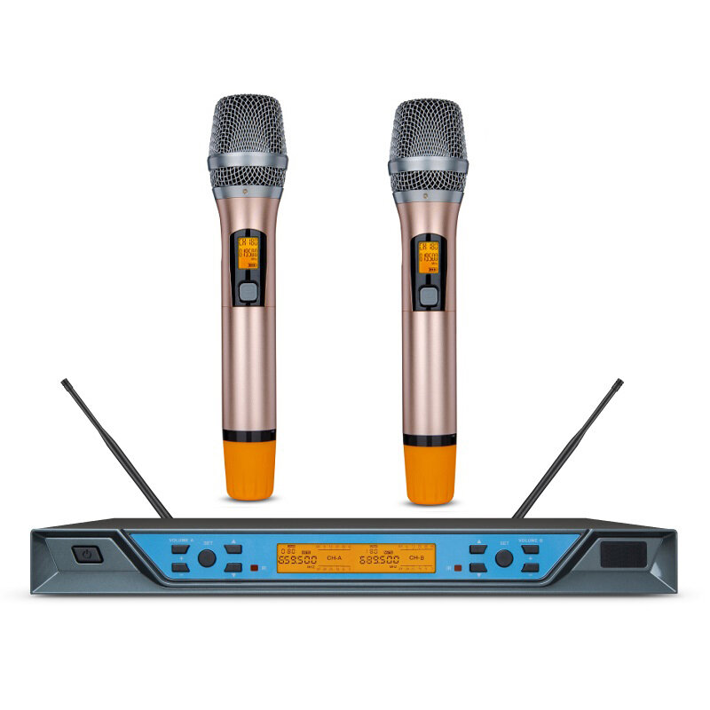 Беспроводной микрофон UHF 2 ручной микрофон 4500