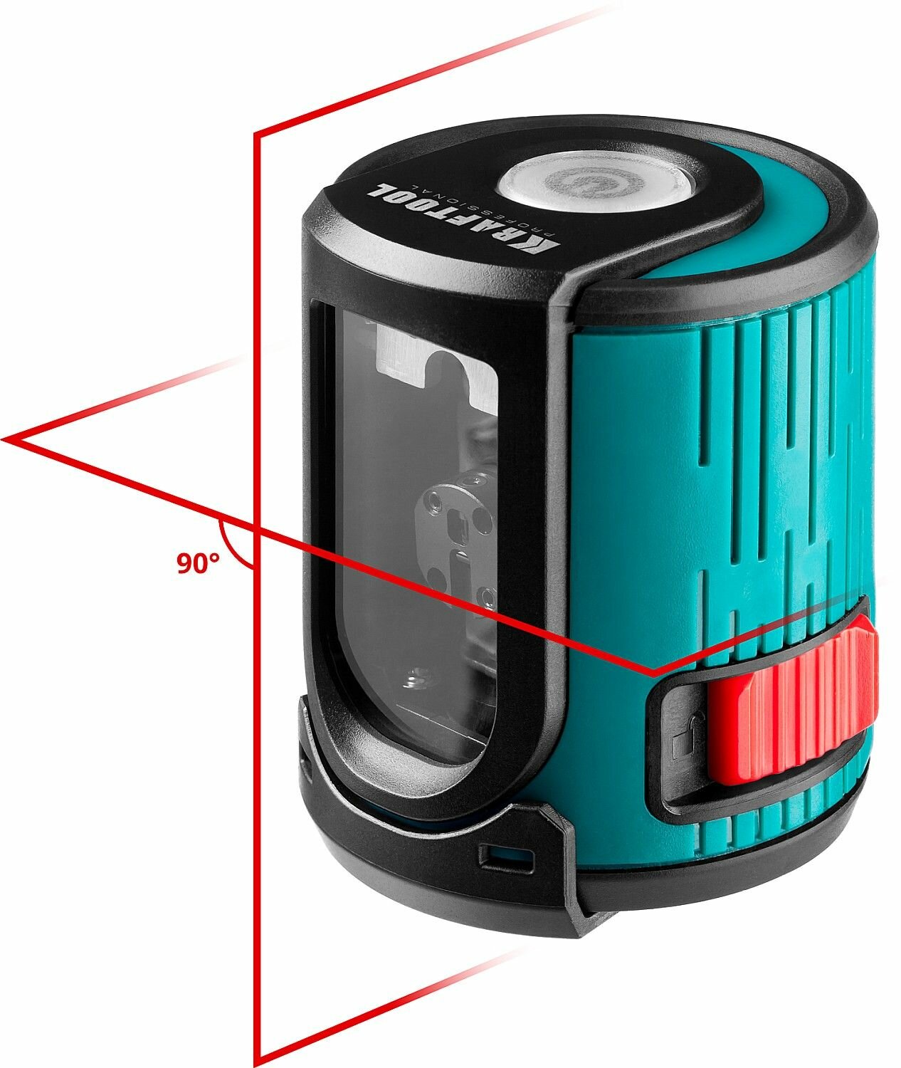 Нивелир лазерный KRAFTOOL CL 20, самовыравнивающийся, проекция горизонтали и вертикали, интерьерный