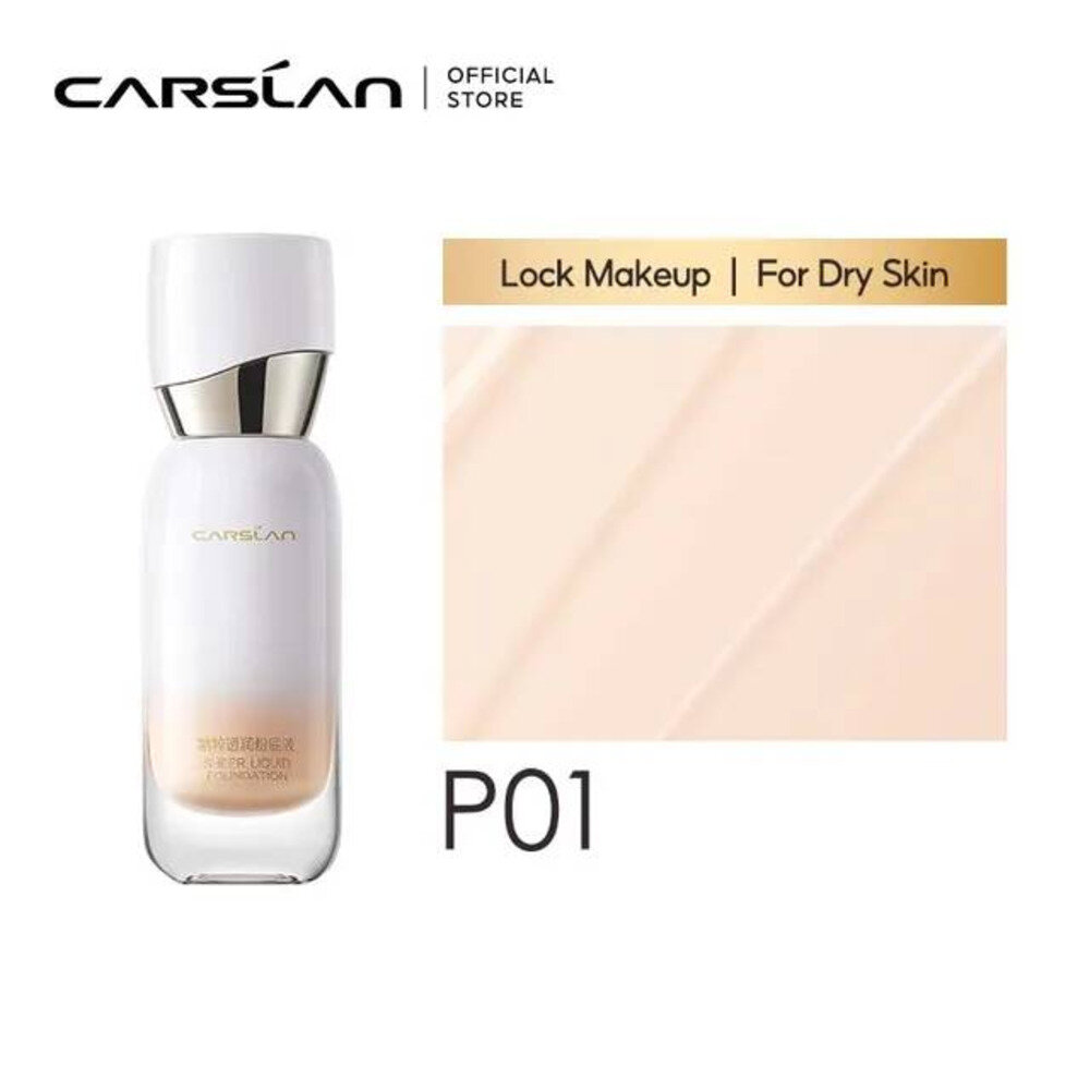 CARSLAN Professional Essence Face Liquid Foundation Cream Coverage Concealer Longlasting Moisture Base Makeup Cosmetics