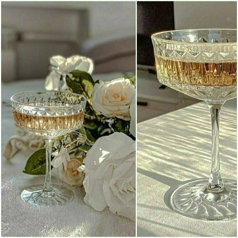 Набор бокалов IKEA "Sällskaplig", для шампанского, 250мл, 4шт