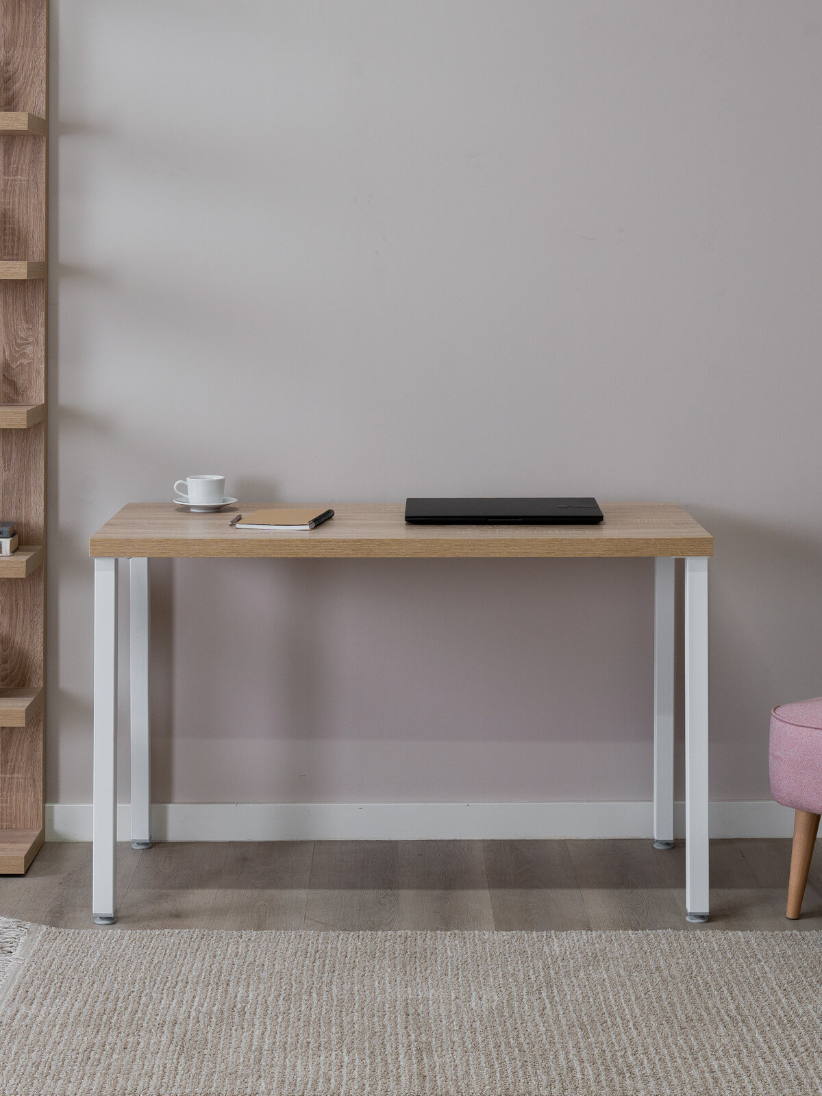 Стол письменный ГУД лакк Ингар, 120 х 75 х 55 см, столешница дуб беленый