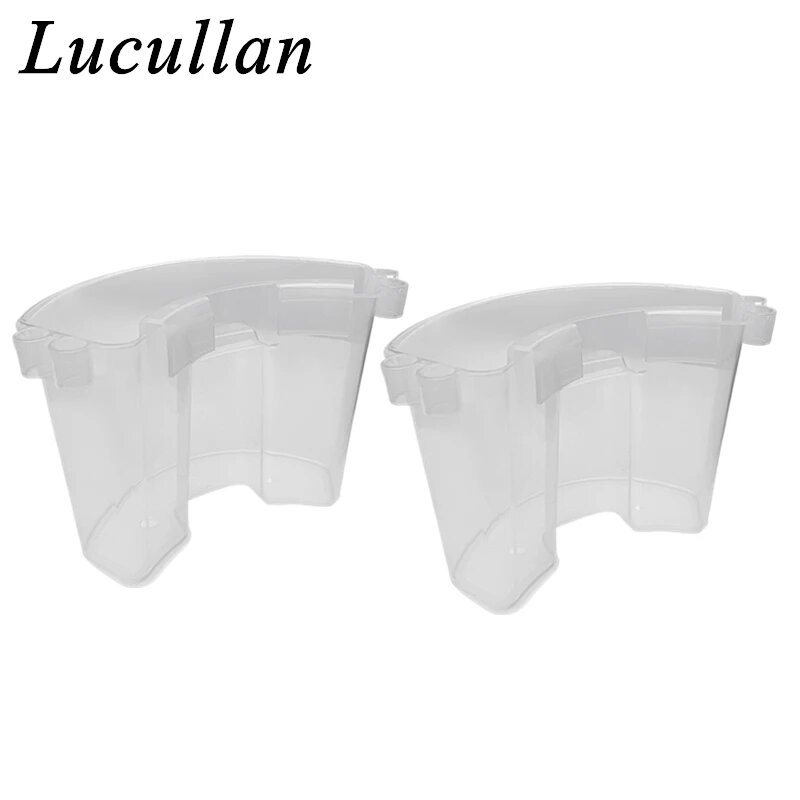 Lucullan 3-цветный прозрачный подвесной органайзер, Белый